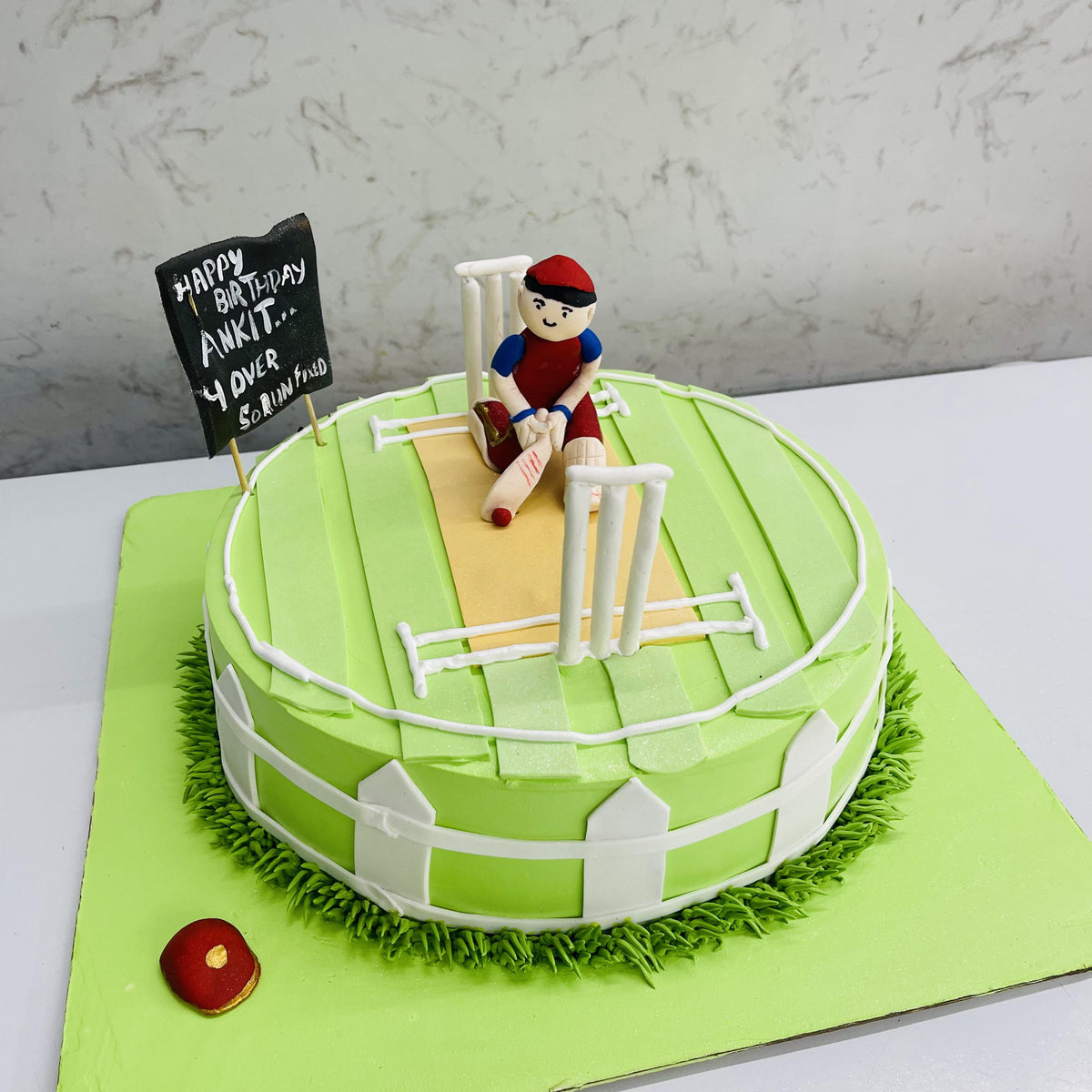 Cricket Team Birthday Cake – Bento Cakes Noida