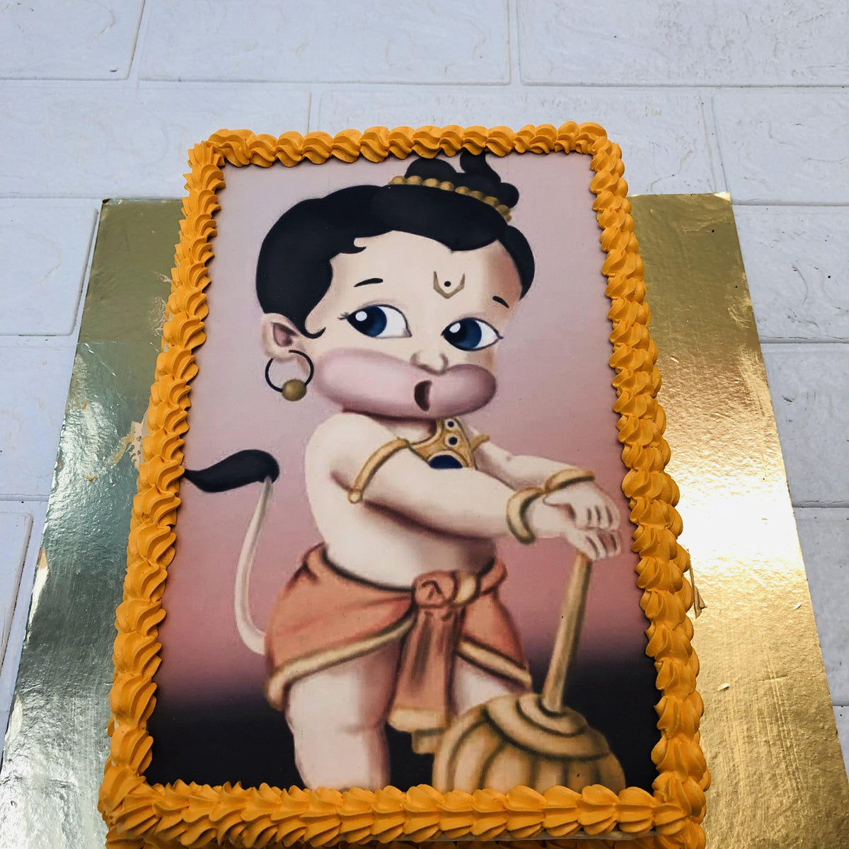 Hanuman Printing Cake – Bento Cakes Noida