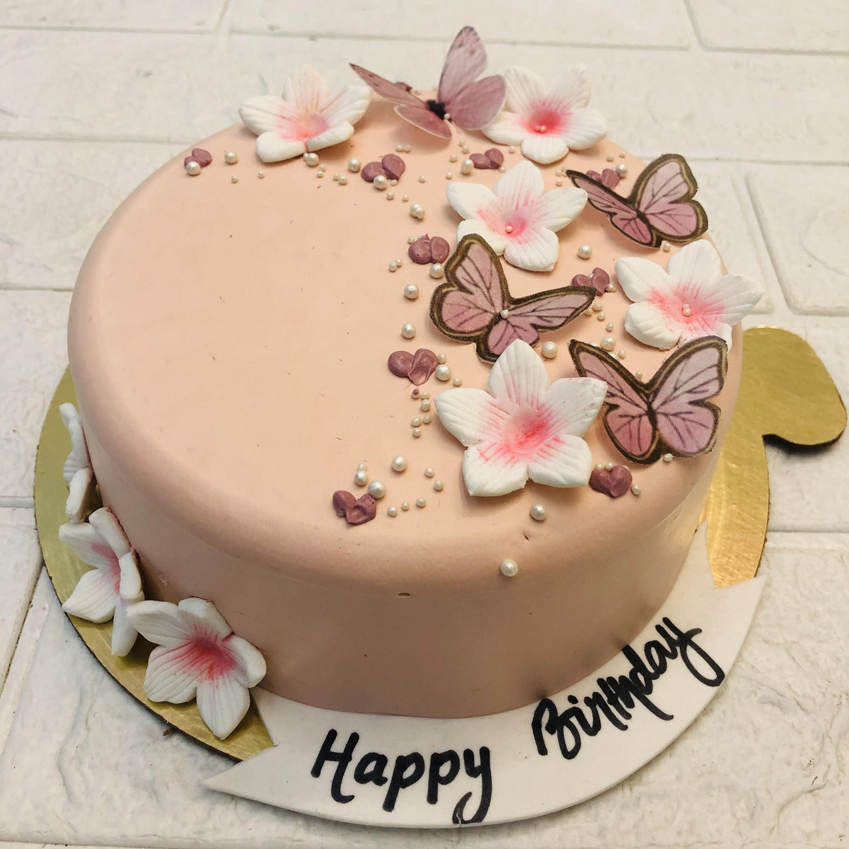 Butterfly Birthday Cake – Bento Cakes Noida