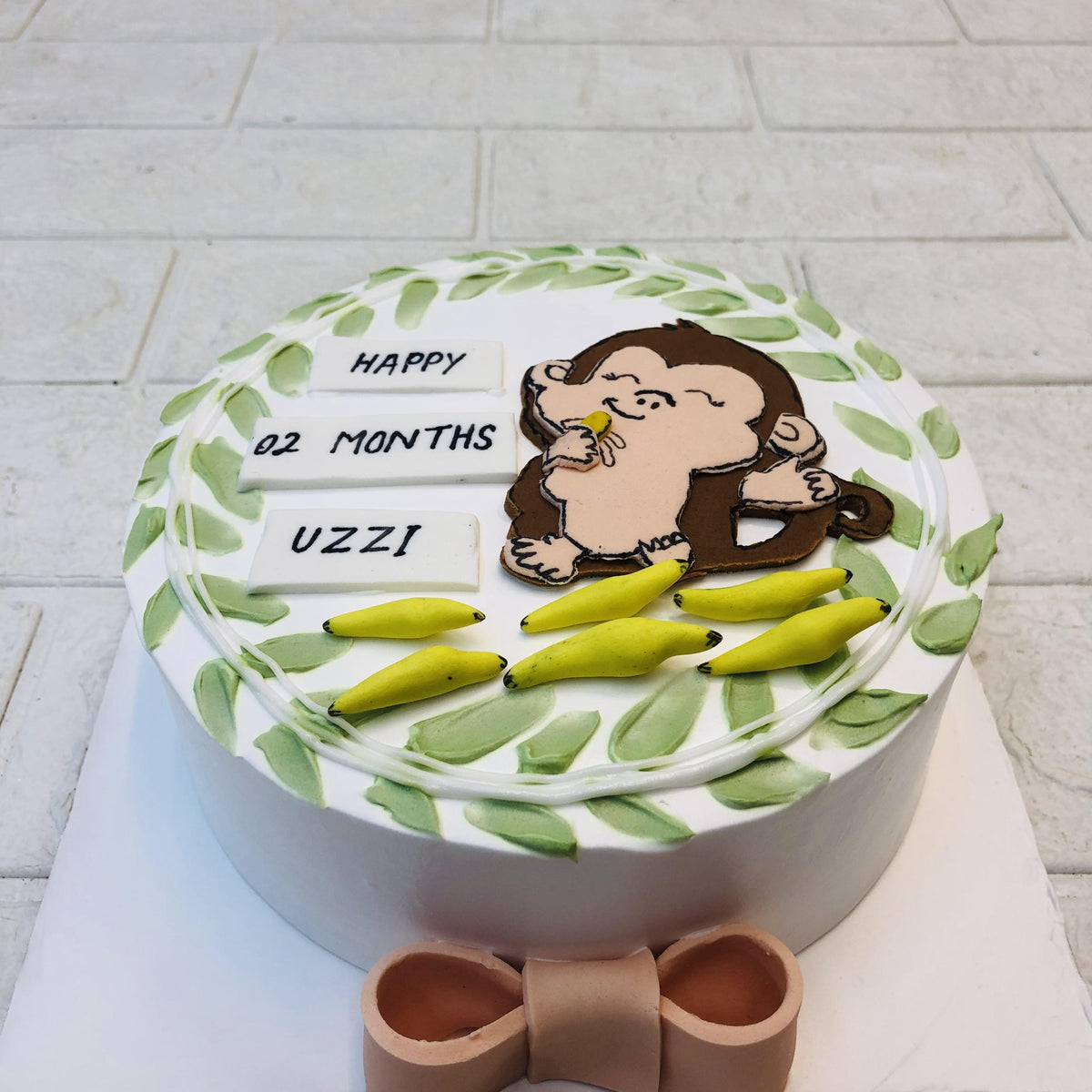 Monkey Banana Theme Cake – Bento Cakes Noida