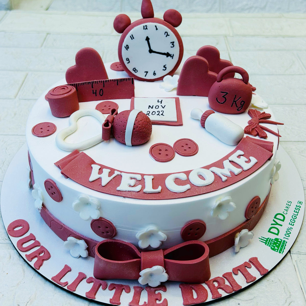 Welcome Baby Cake – Bento Cakes Noida