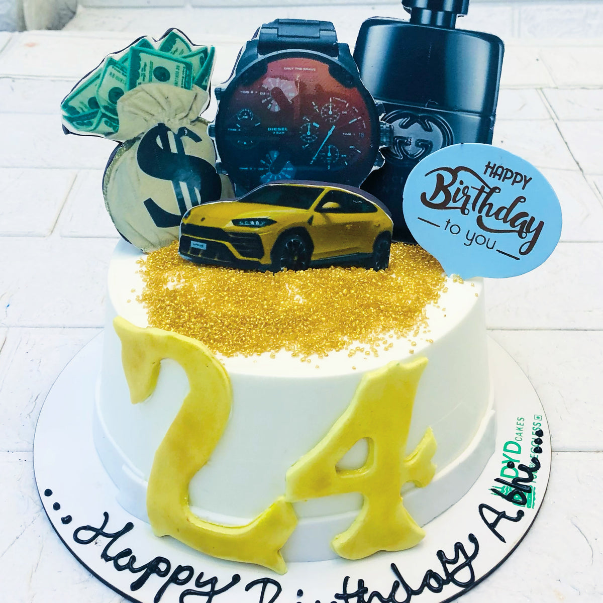 Luxury Car Theme Cake – Bento Cakes Noida