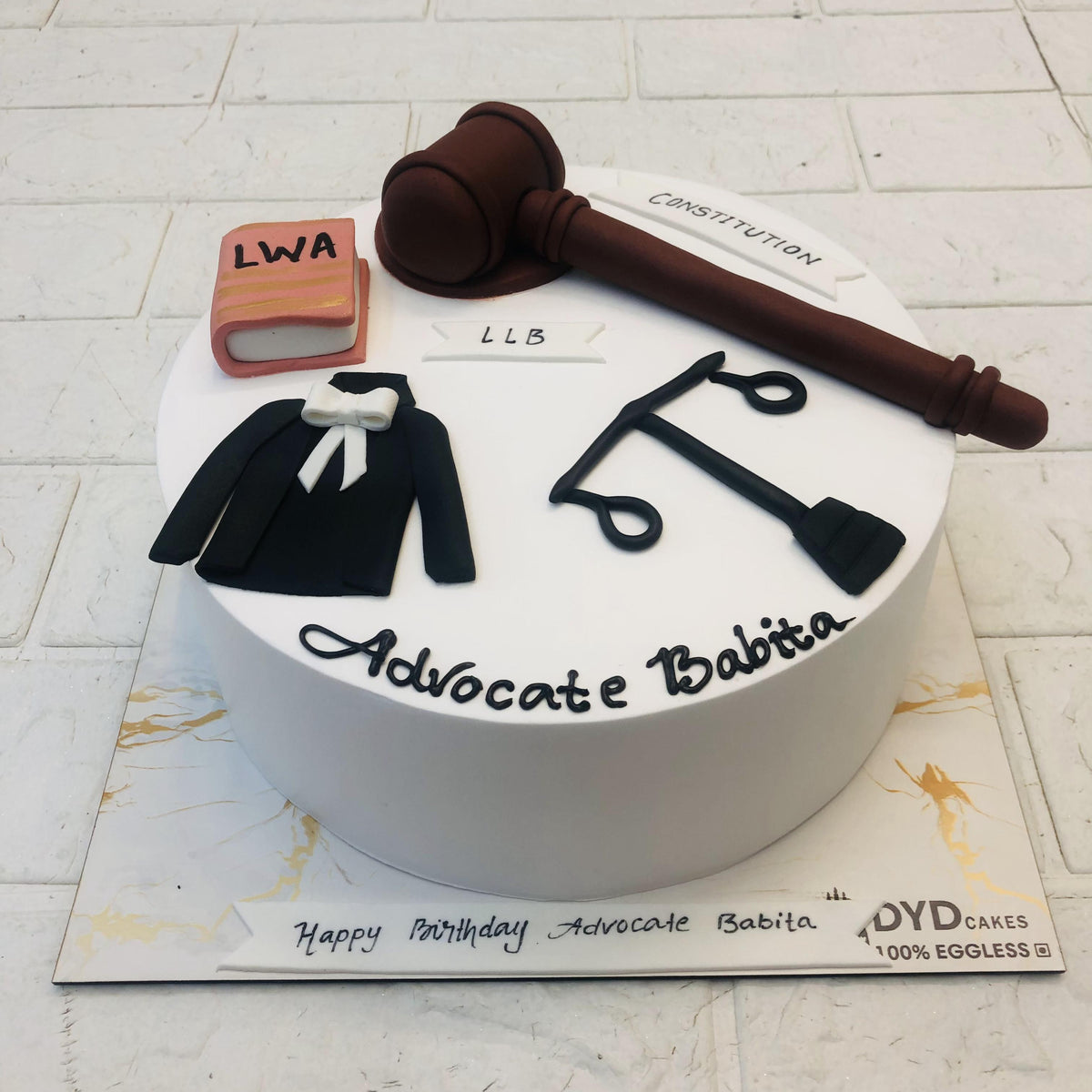 Lawyer Birthday Cake – Bento Cakes Noida