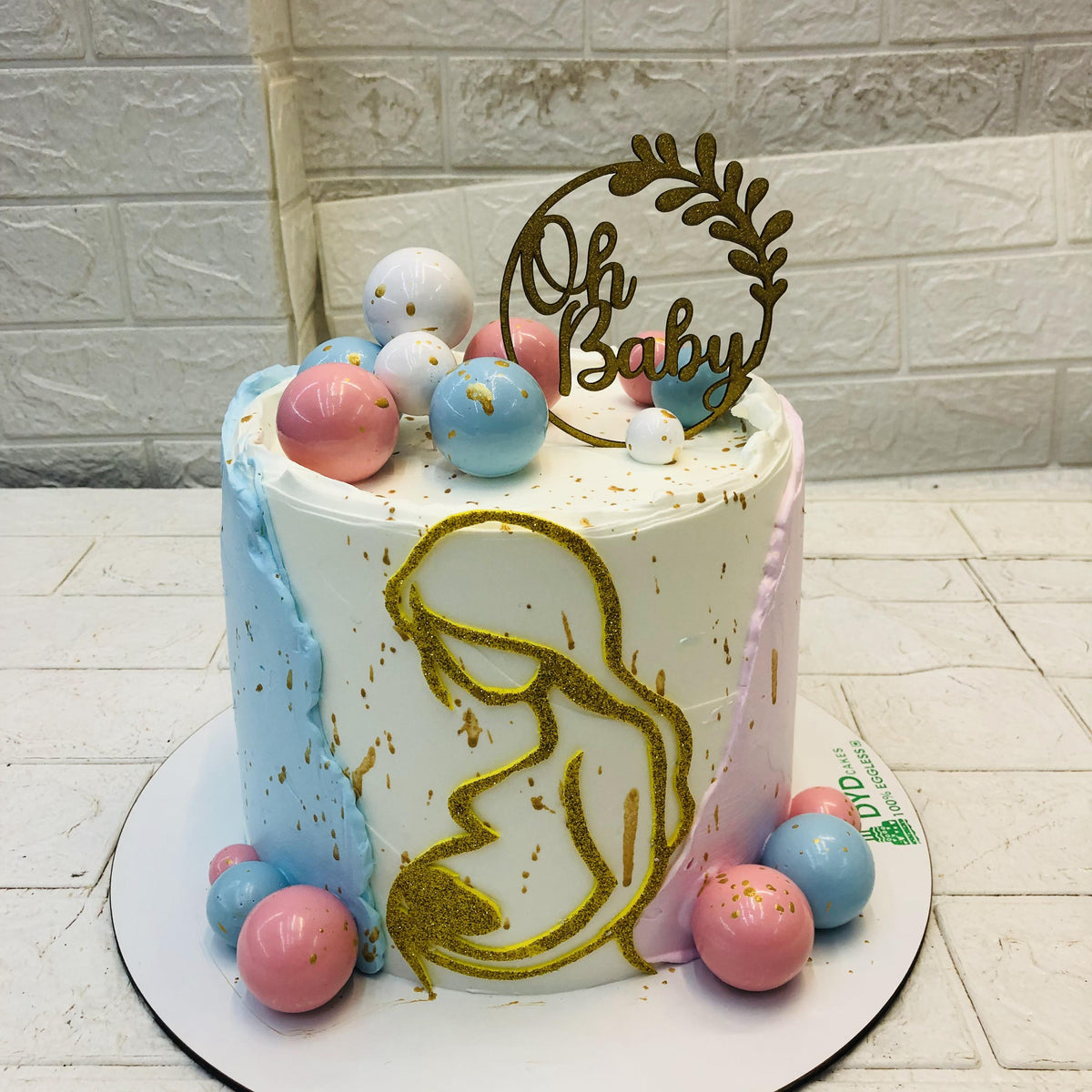 Cute Gender Reveal Cake – Bento Cakes Noida