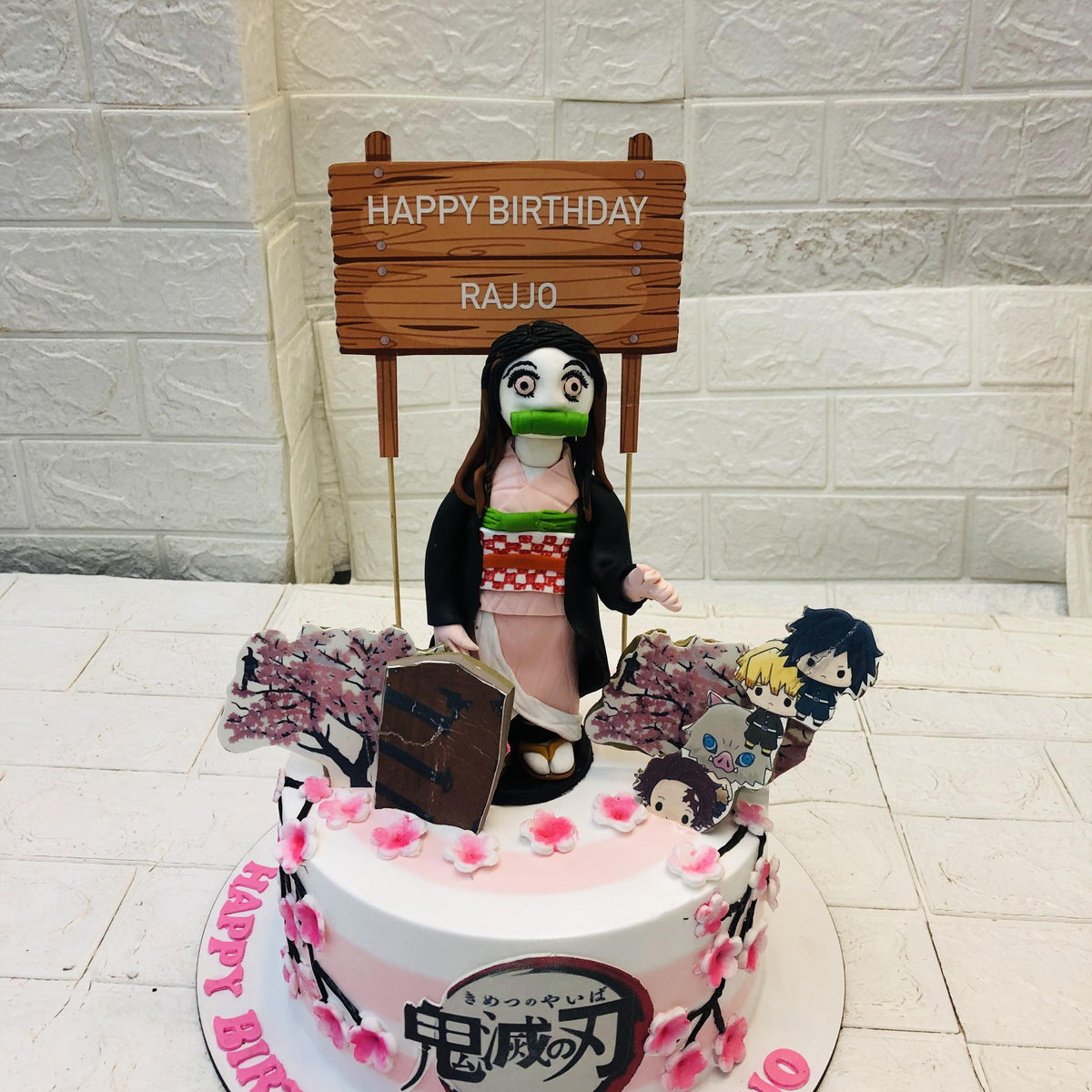 Demon Slayer Theme Cake – Bento Cakes Noida