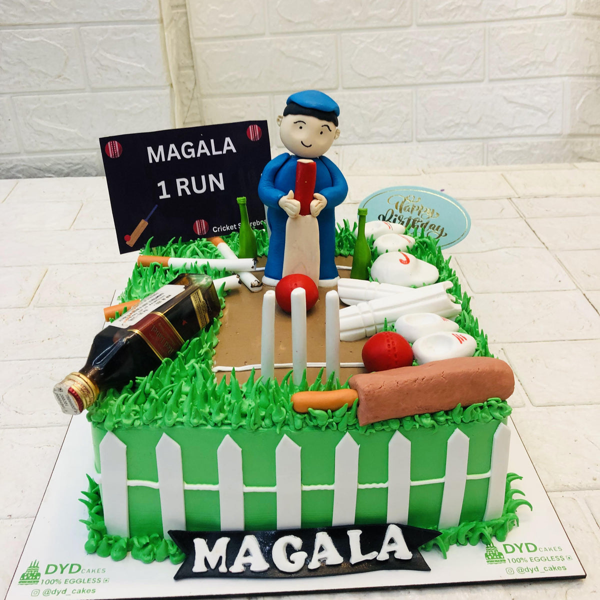 Winning Cricket Team Theme Cake – Bento Cakes Noida