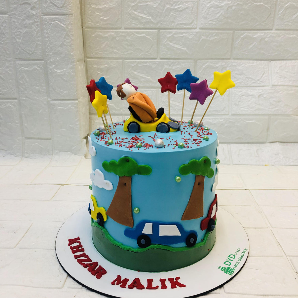 Crush Car Theme Cake – Bento Cakes Noida