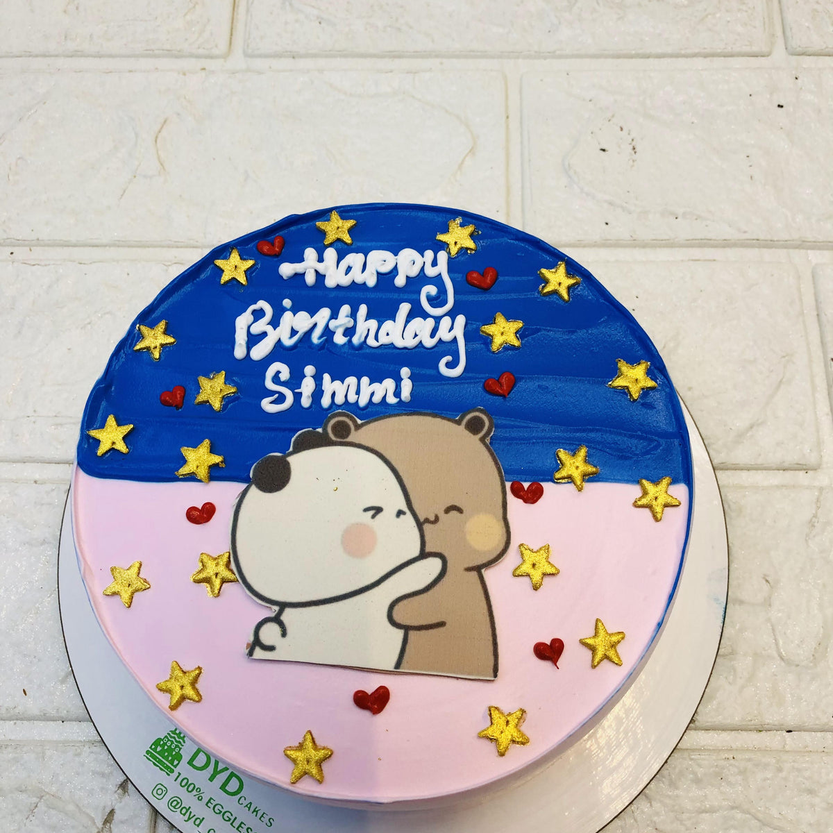 Cute Bubu Dudu Couple Cake – Bento Cakes Noida