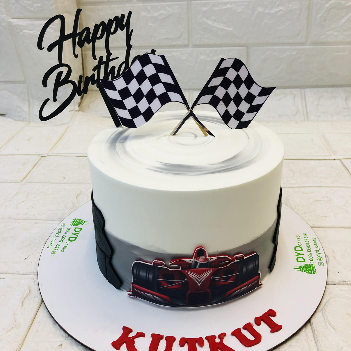 Racing Car Theme Cake – Bento Cakes Noida