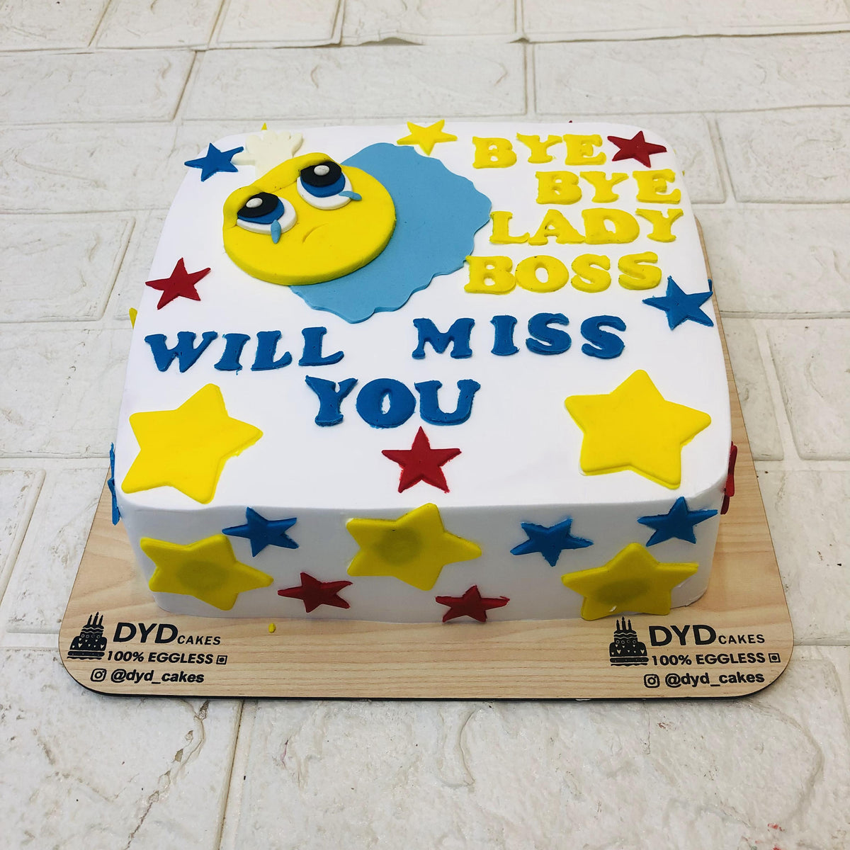 Bye Bye Farewell Cake – Bento Cakes Noida
