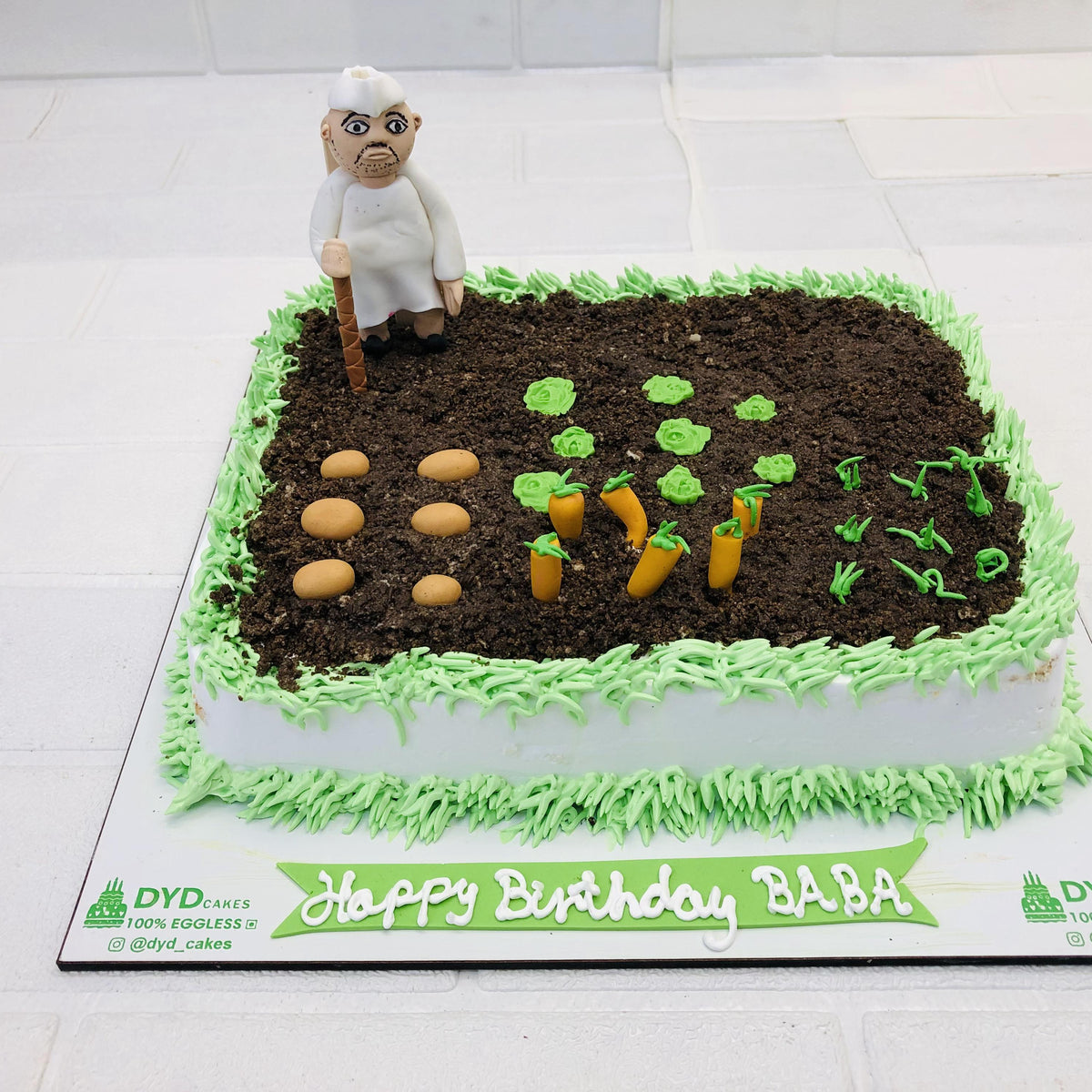 Vegetable Plot Birthday Cake – Bento Cakes Noida