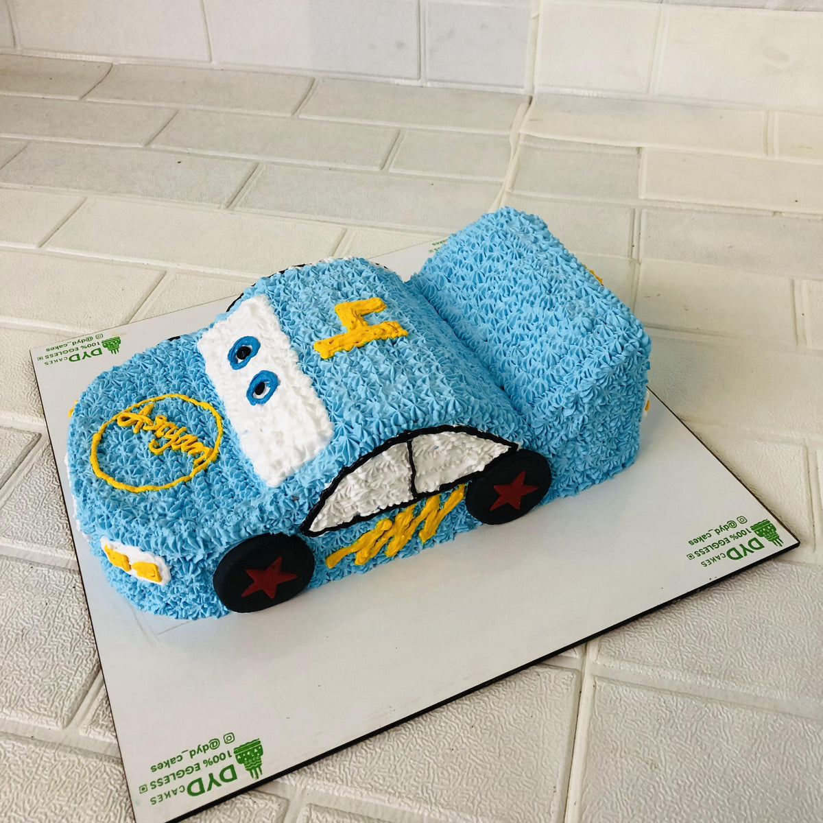 Fresh Cream Car Cake – Bento Cakes Noida