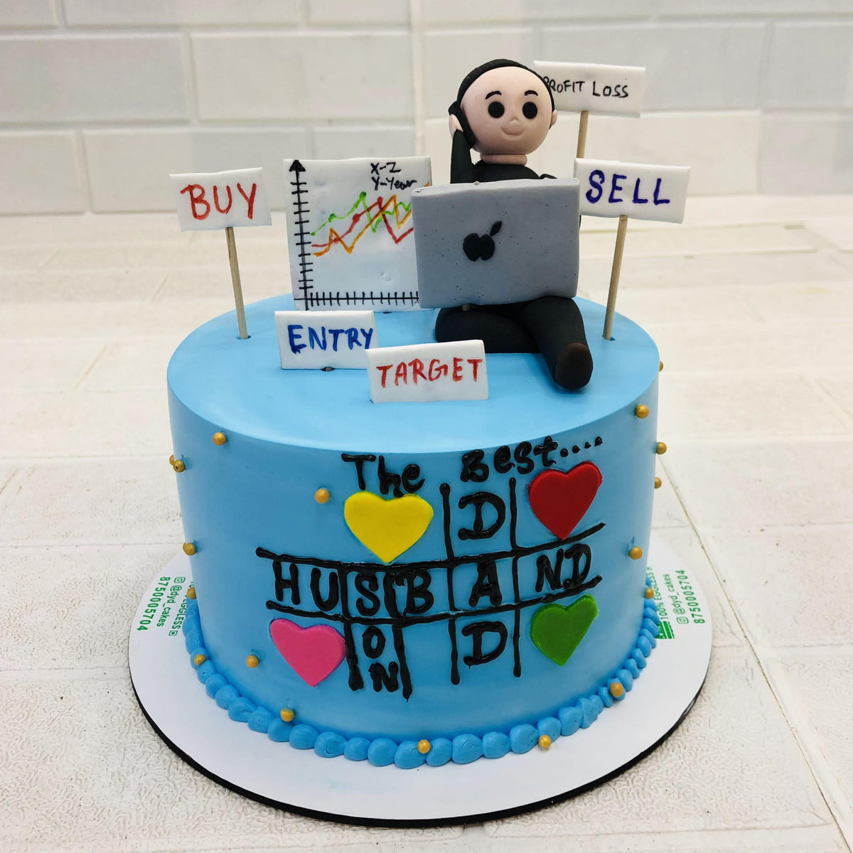 Work And Play Cake – Bento Cakes Noida