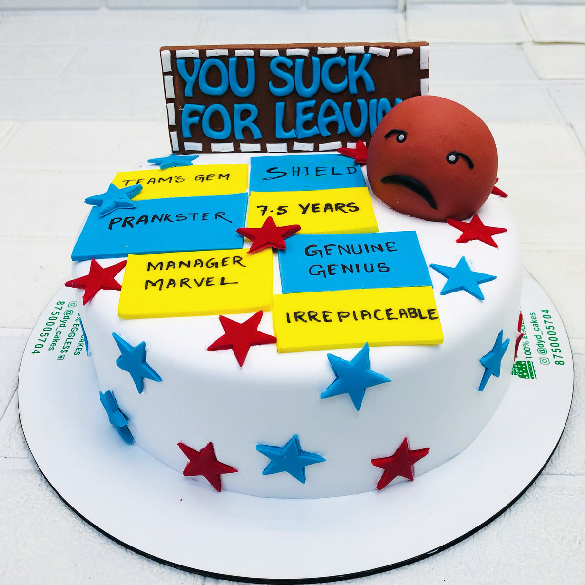 Employee Farewell Cake – Bento Cakes Noida