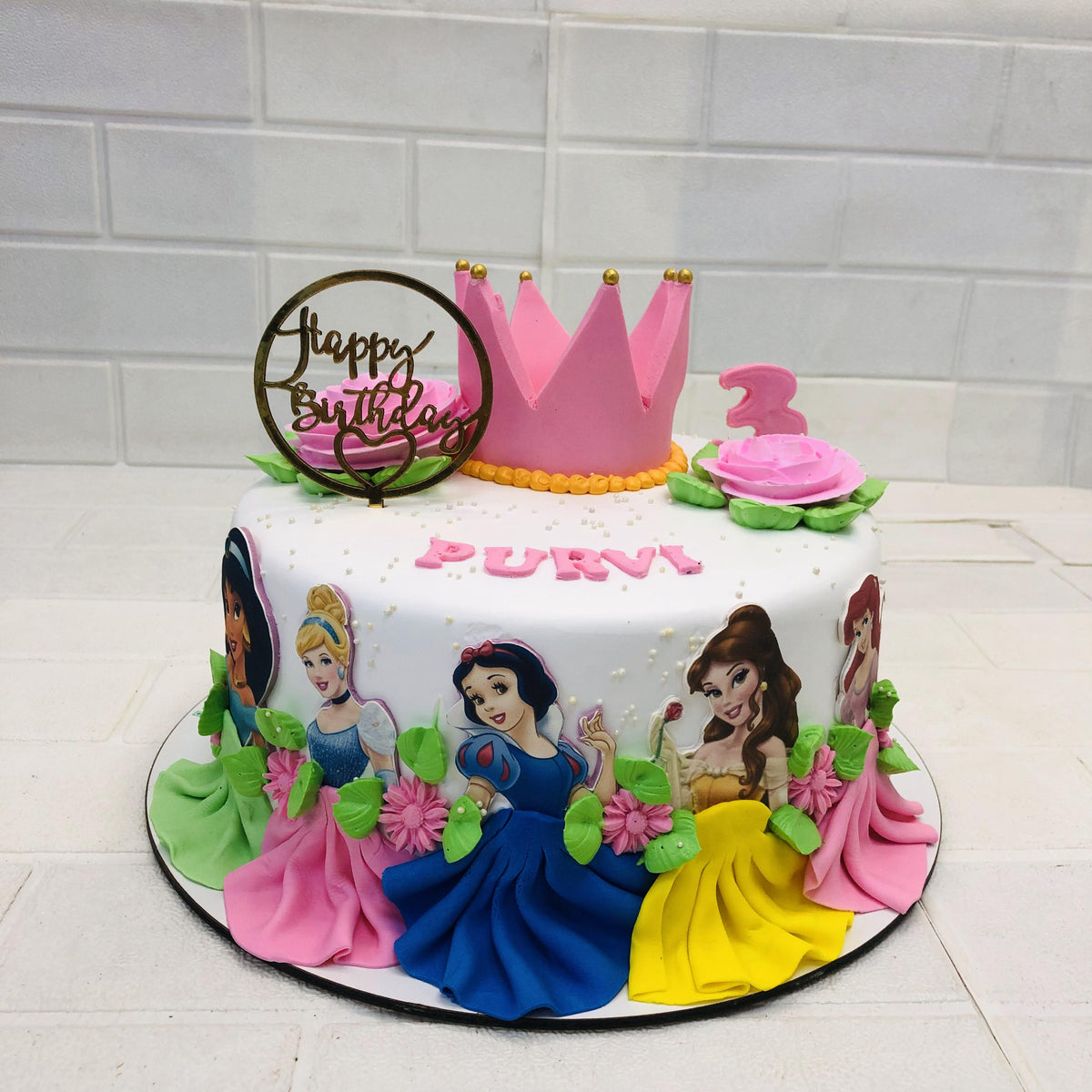 Disney Princess Theme Cake – Bento Cakes Noida