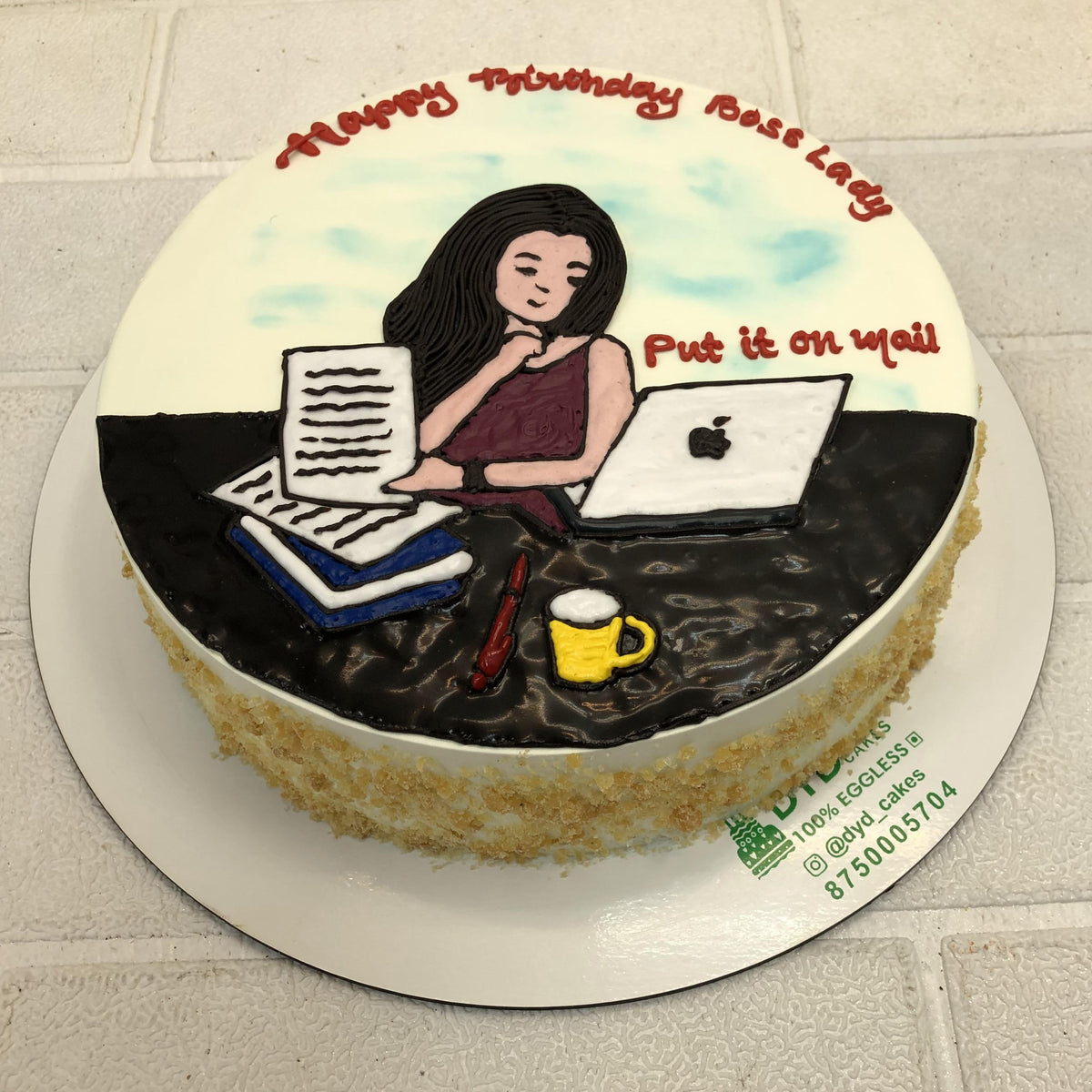 Boss Lady Theme Cake – Bento Cakes Noida