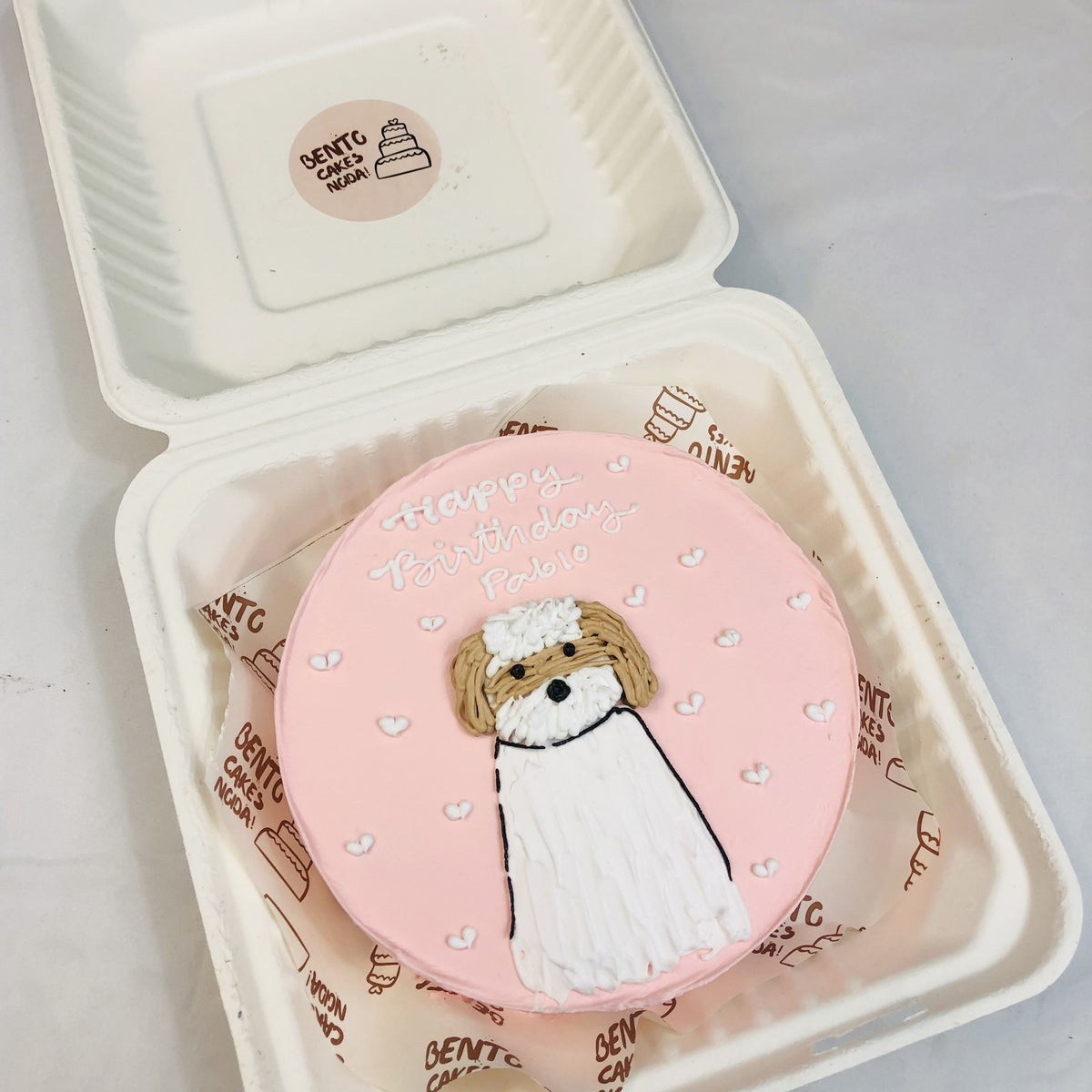Cute Puppy Theme Bento Cake – Bento Cakes Noida