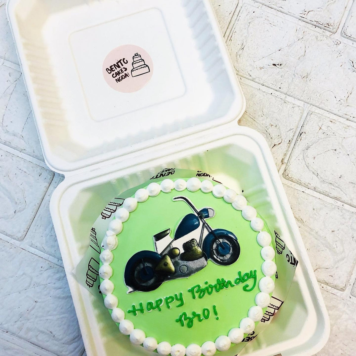 Bullet Bike Theme Bento Cake – Bento Cakes Noida