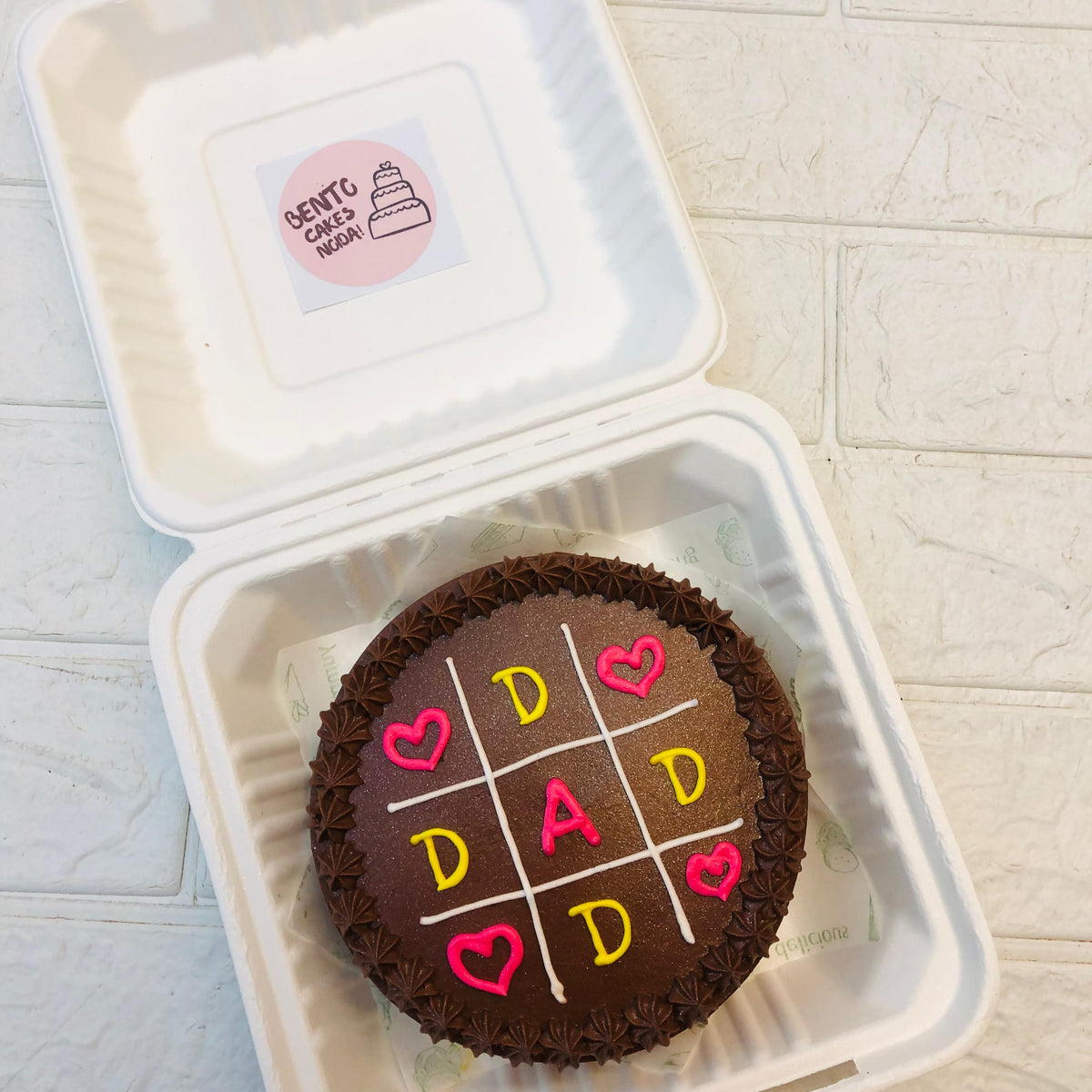 Delicious Chocolate Bento Cake for Dad – Bento Cakes Noida