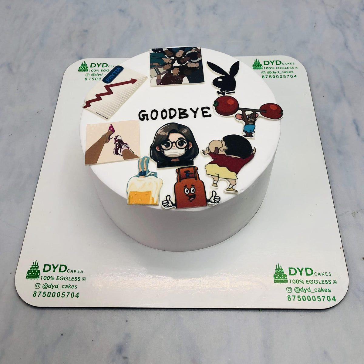 Good Bye Theme Farewell Cake – Bento Cakes Noida