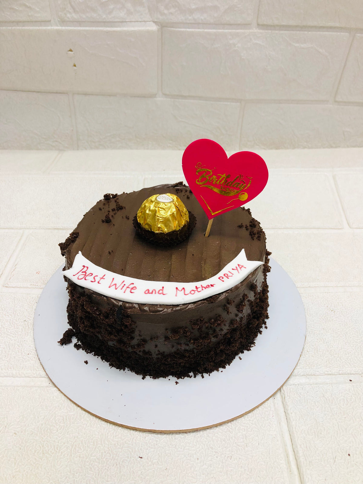 Chocolate Love Birthday Cake – Bento Cakes Noida