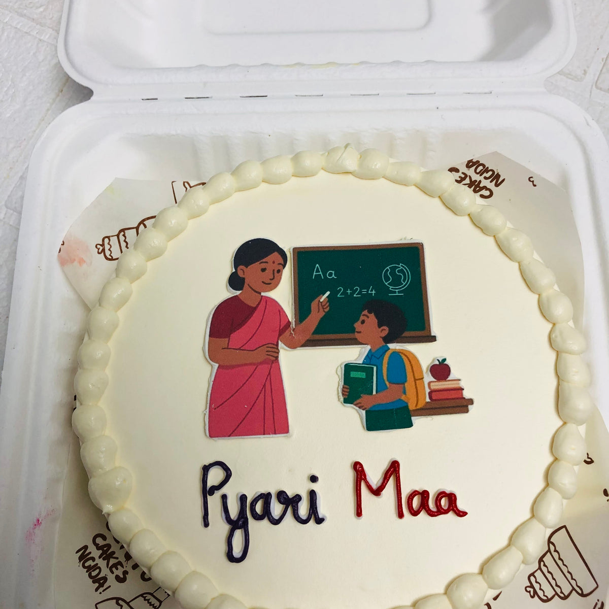 Pyari Maa Tribute Cake – Bento Cakes Noida