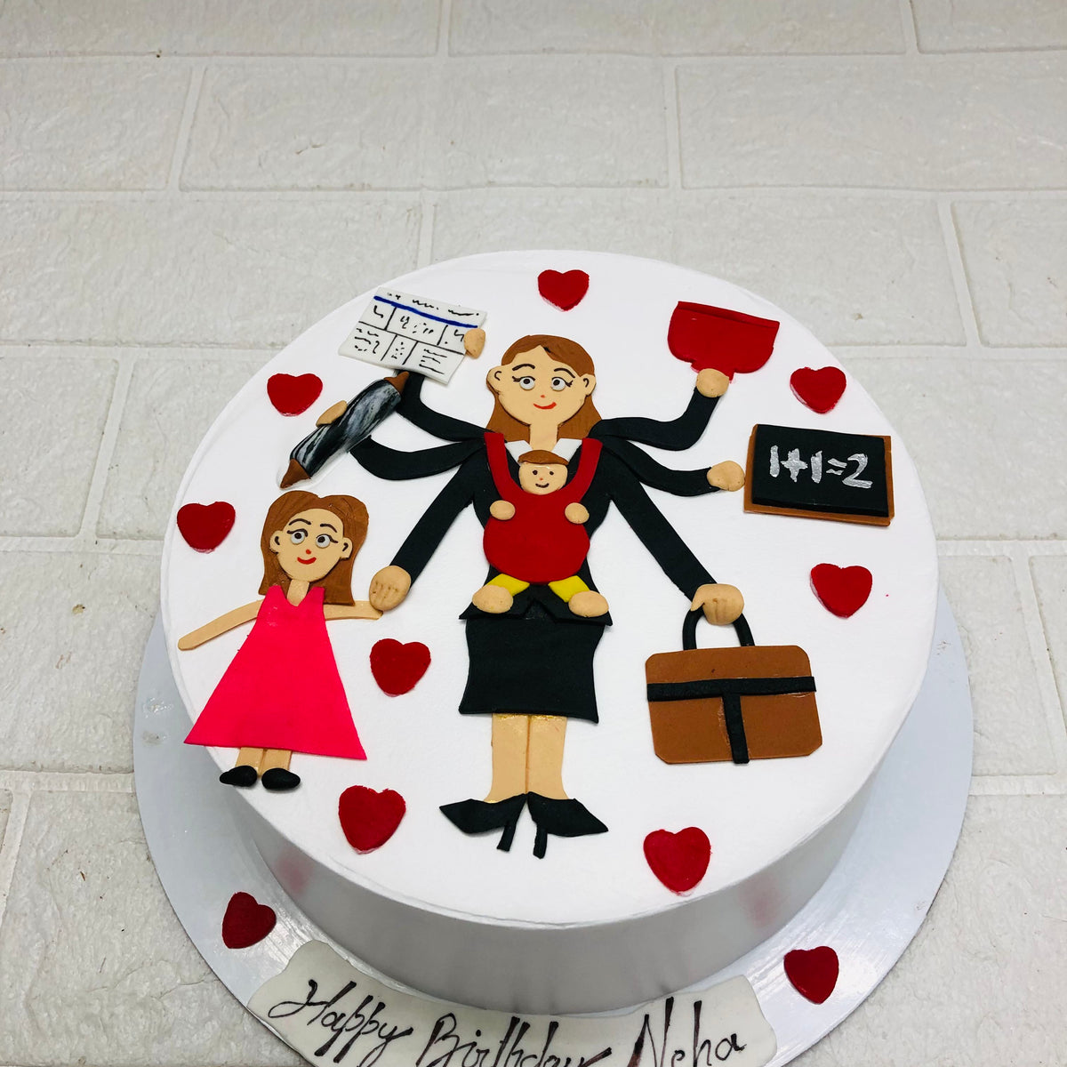 Multitasking Mom cake – Bento Cakes Noida