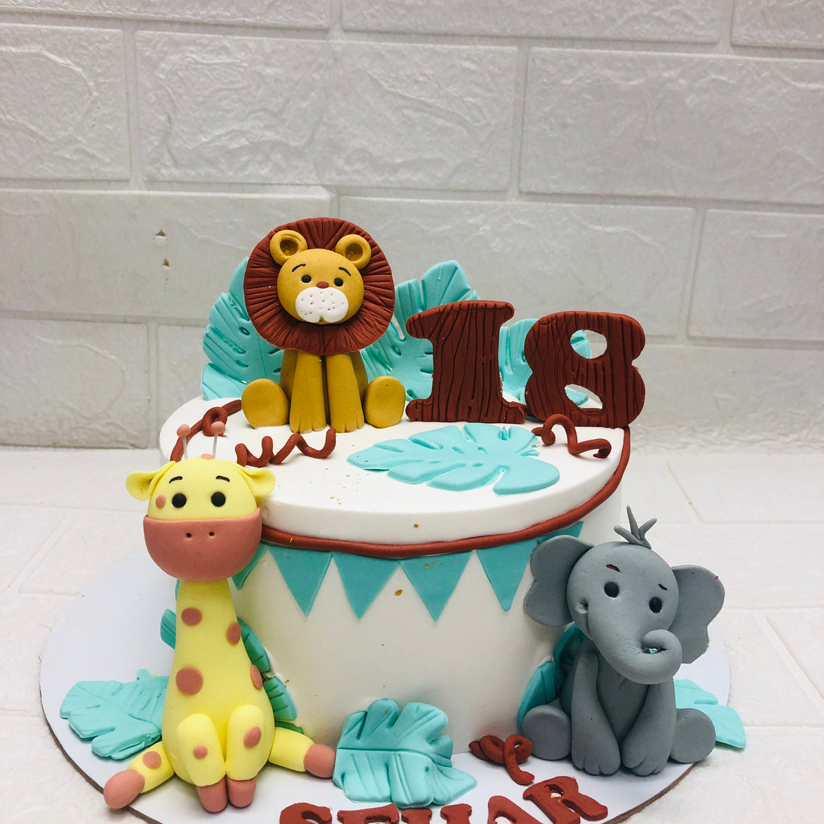 Jungle-Themed 18th Birthday Cake – Bento Cakes Noida