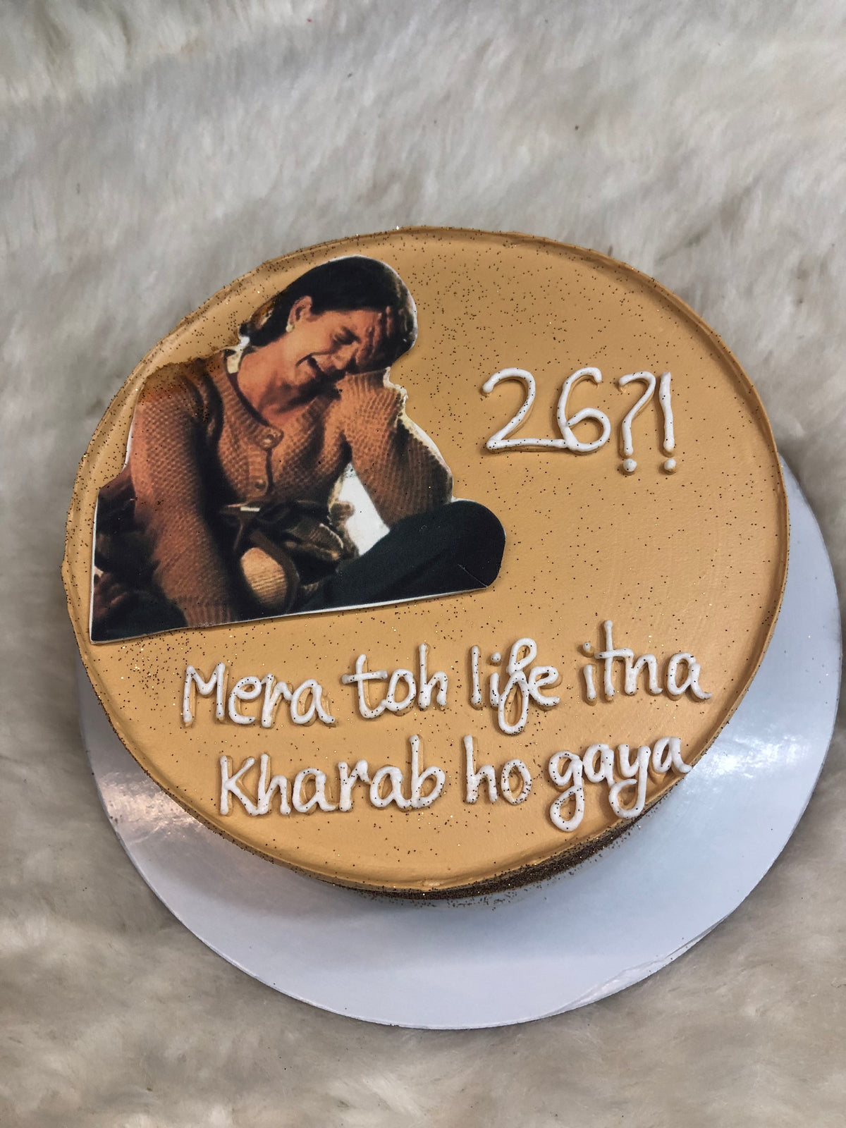 Mera Toh Life Kharab Ho Gaya” Message cake – Bento Cakes Noida