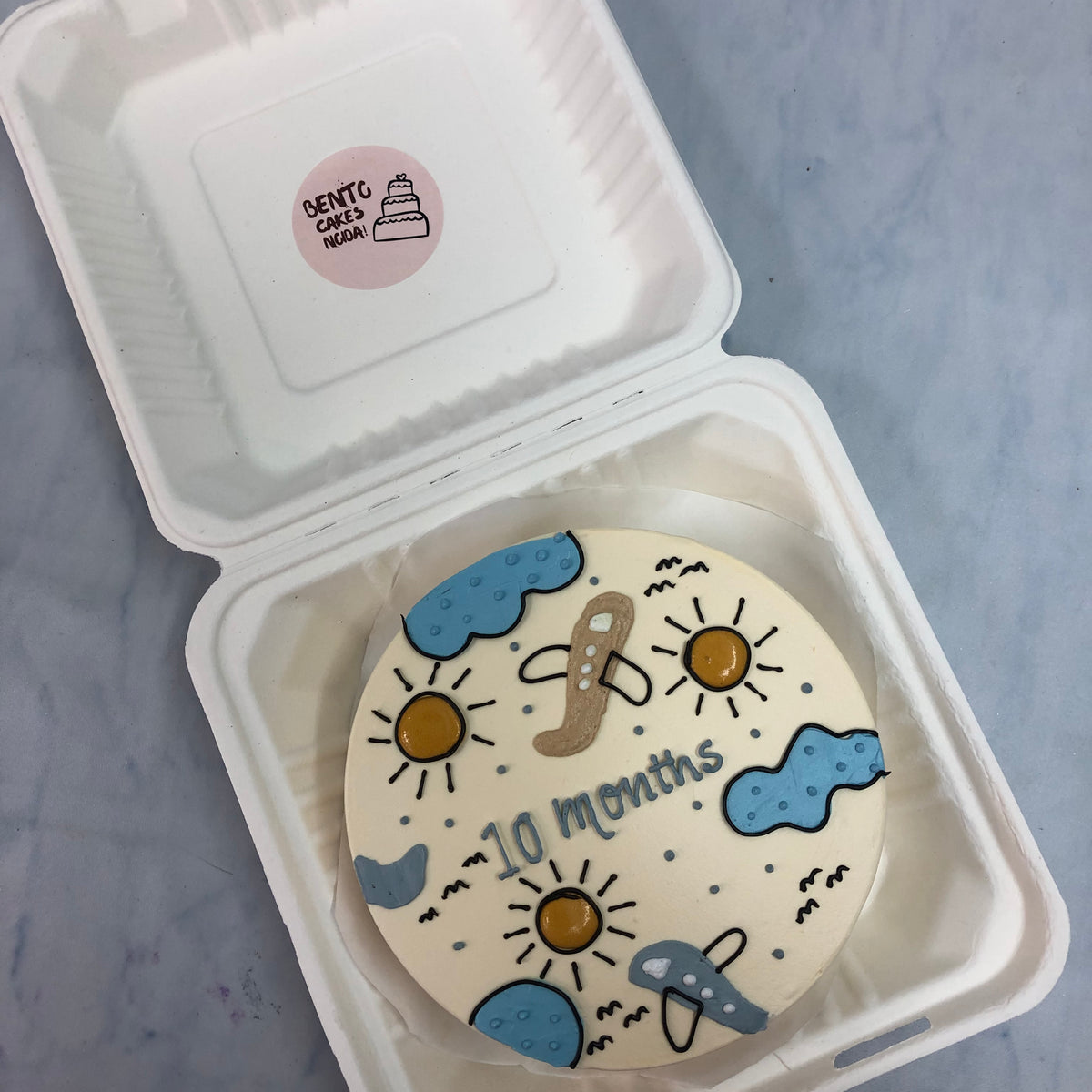 Sky Theme Baby Bento Cake – Bento Cakes Noida