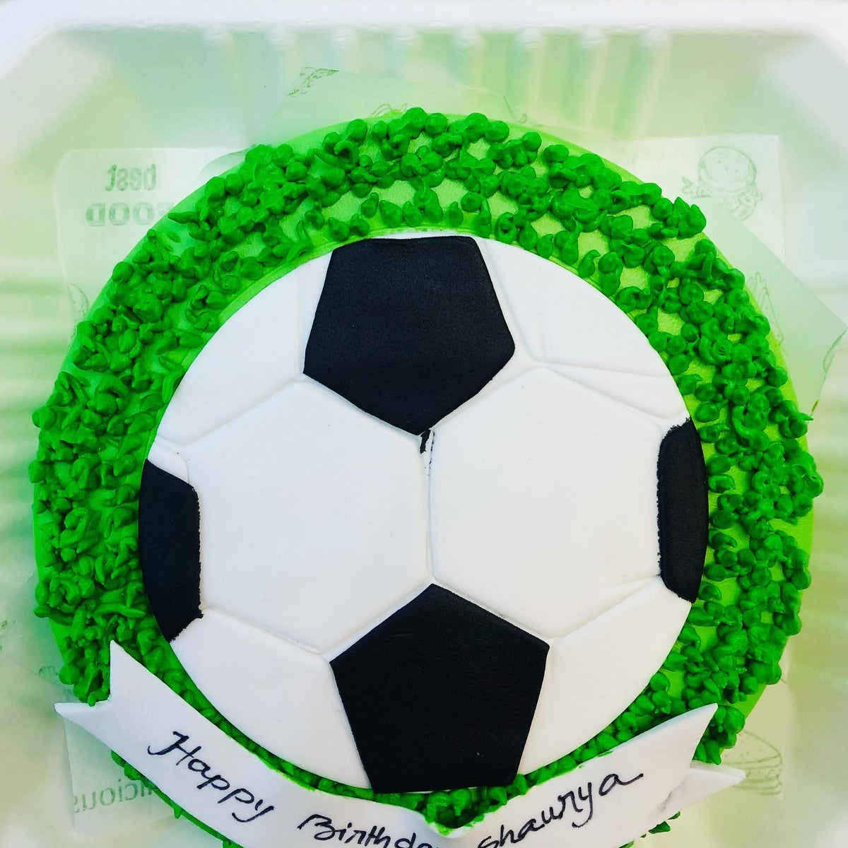 Soccer Ball Theme Bento Cake – Bento Cakes Noida