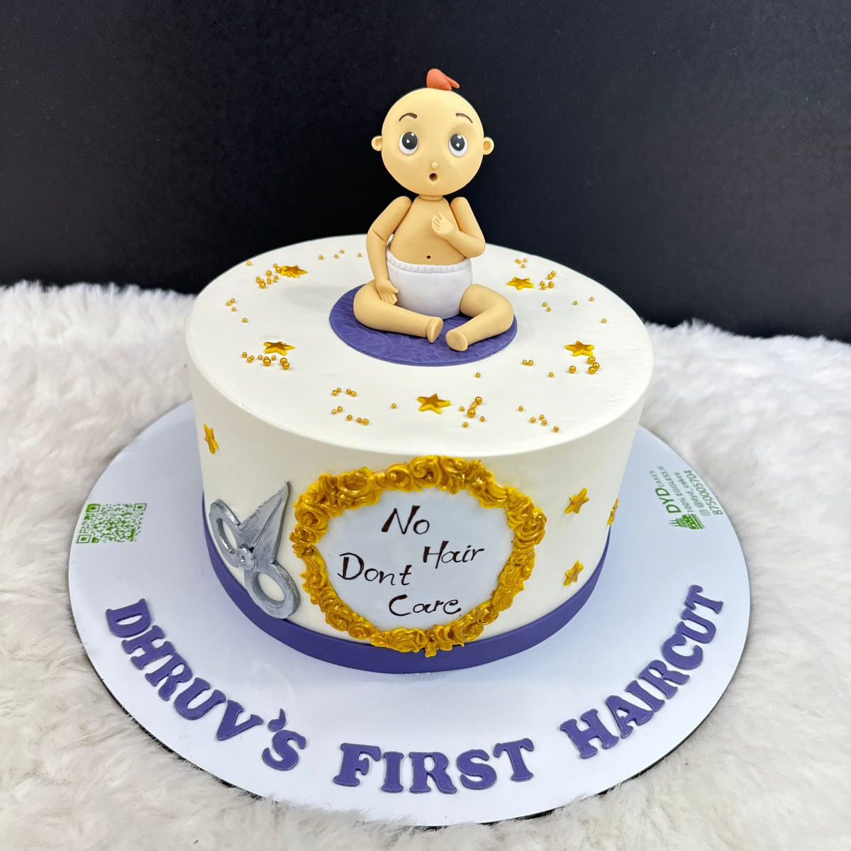 First Haircut Cake – Bento Cakes Noida