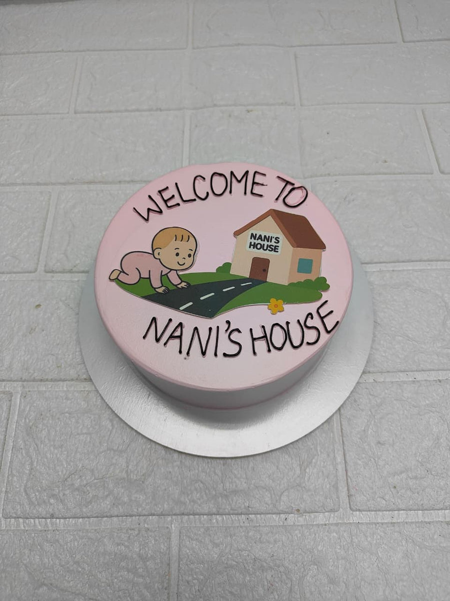Baby Theme Welcome Cake – Bento Cakes Noida