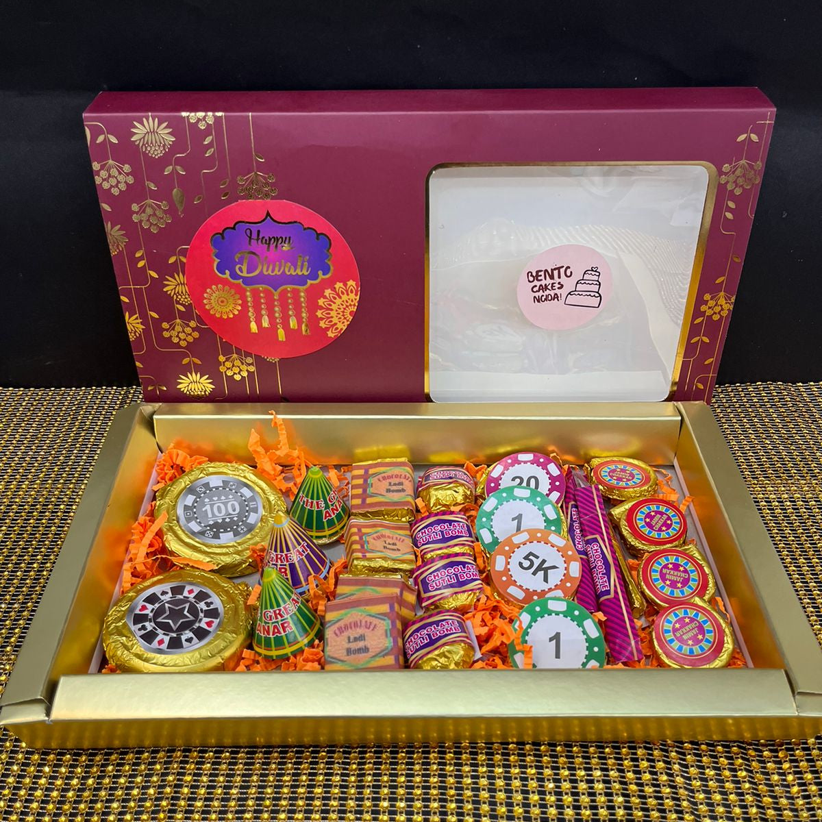Diwali Crackers Chocolate Box 8 – Bento Cakes Noida